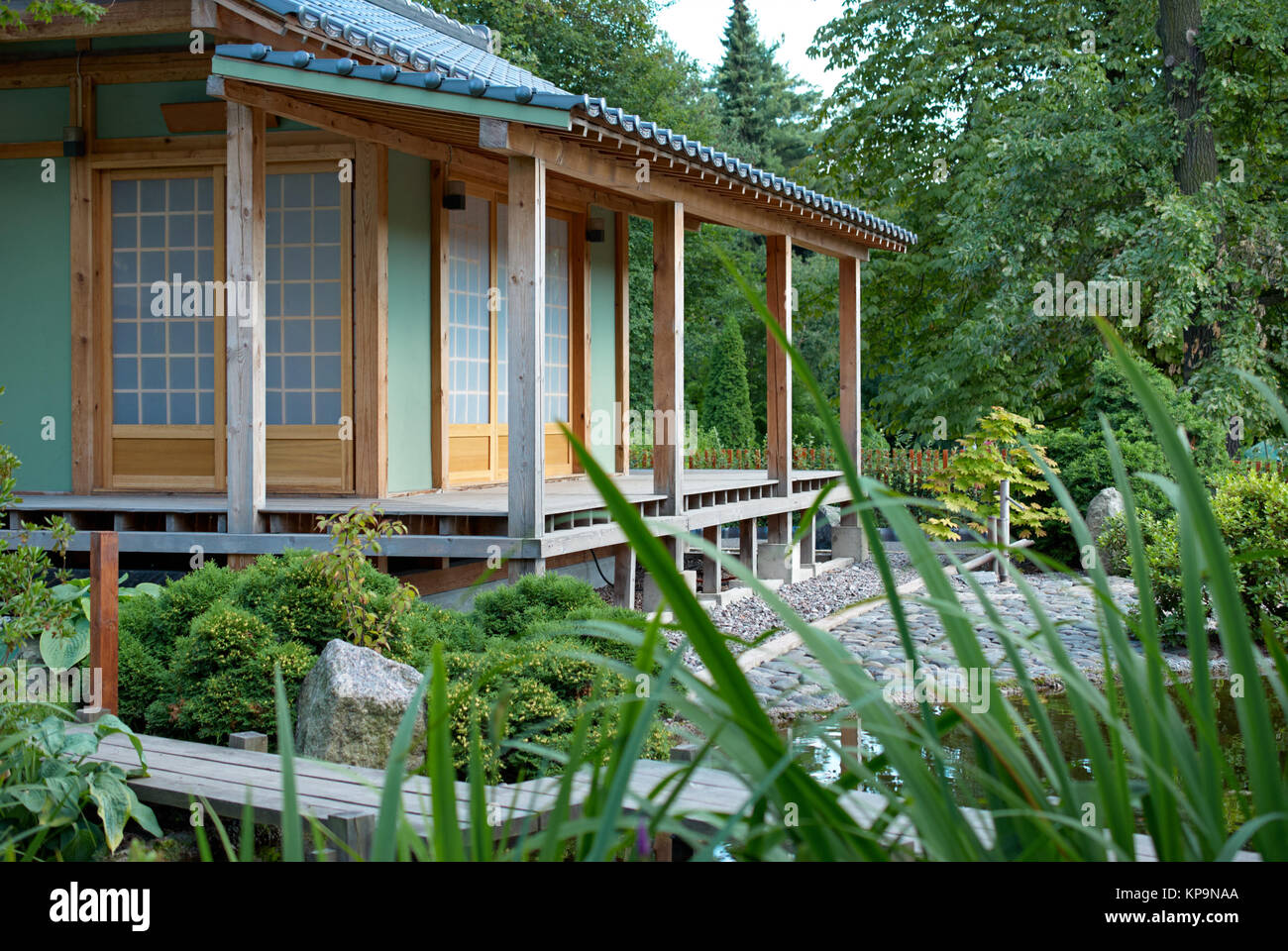 Japanese summer house Stock Photo - Alamy