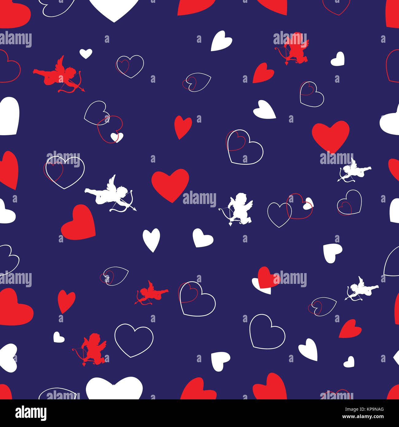 pattern for Valentines day Stock Photo - Alamy