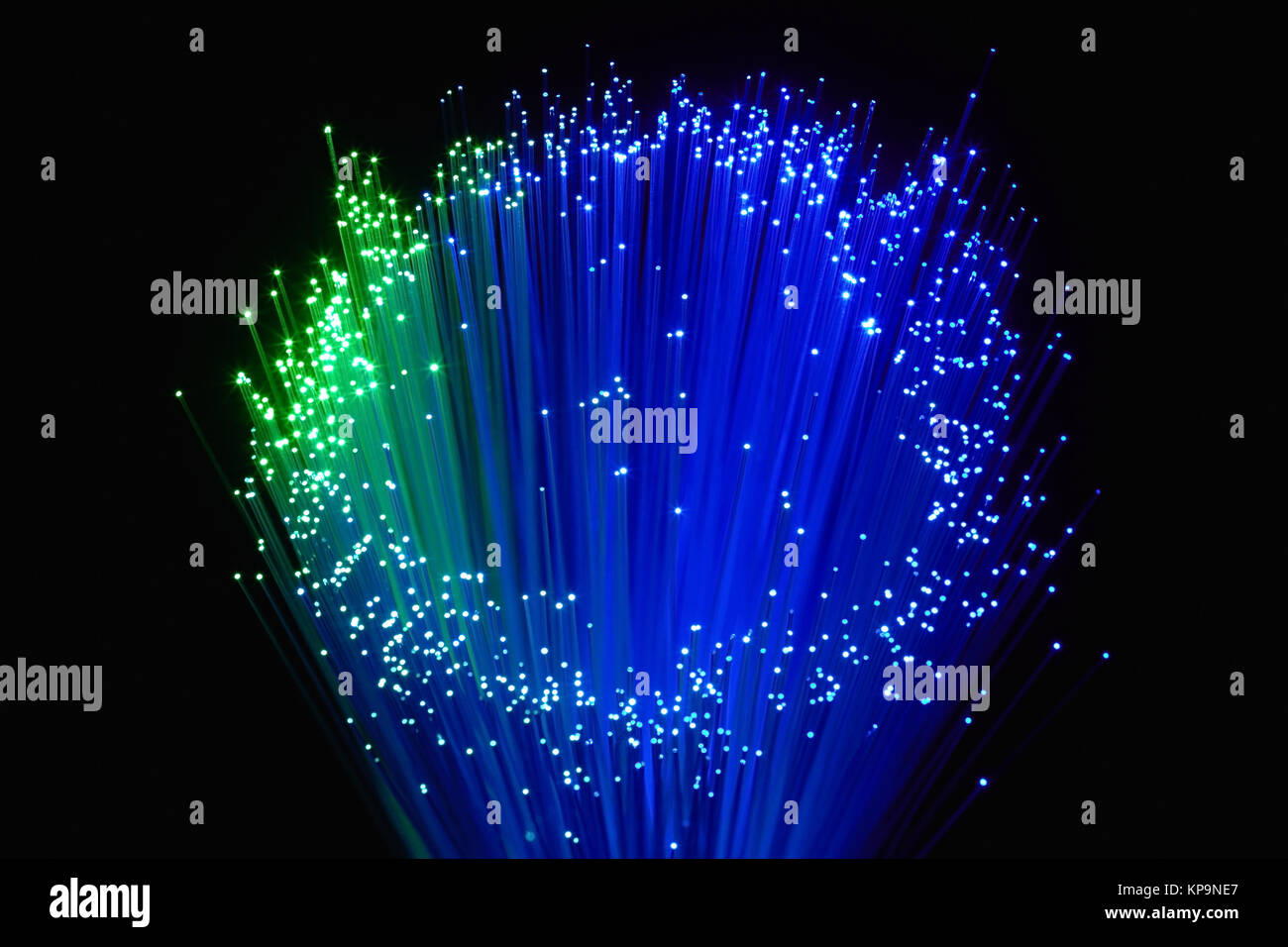 Optical fibres emitting light optical hi-res stock photography and ...