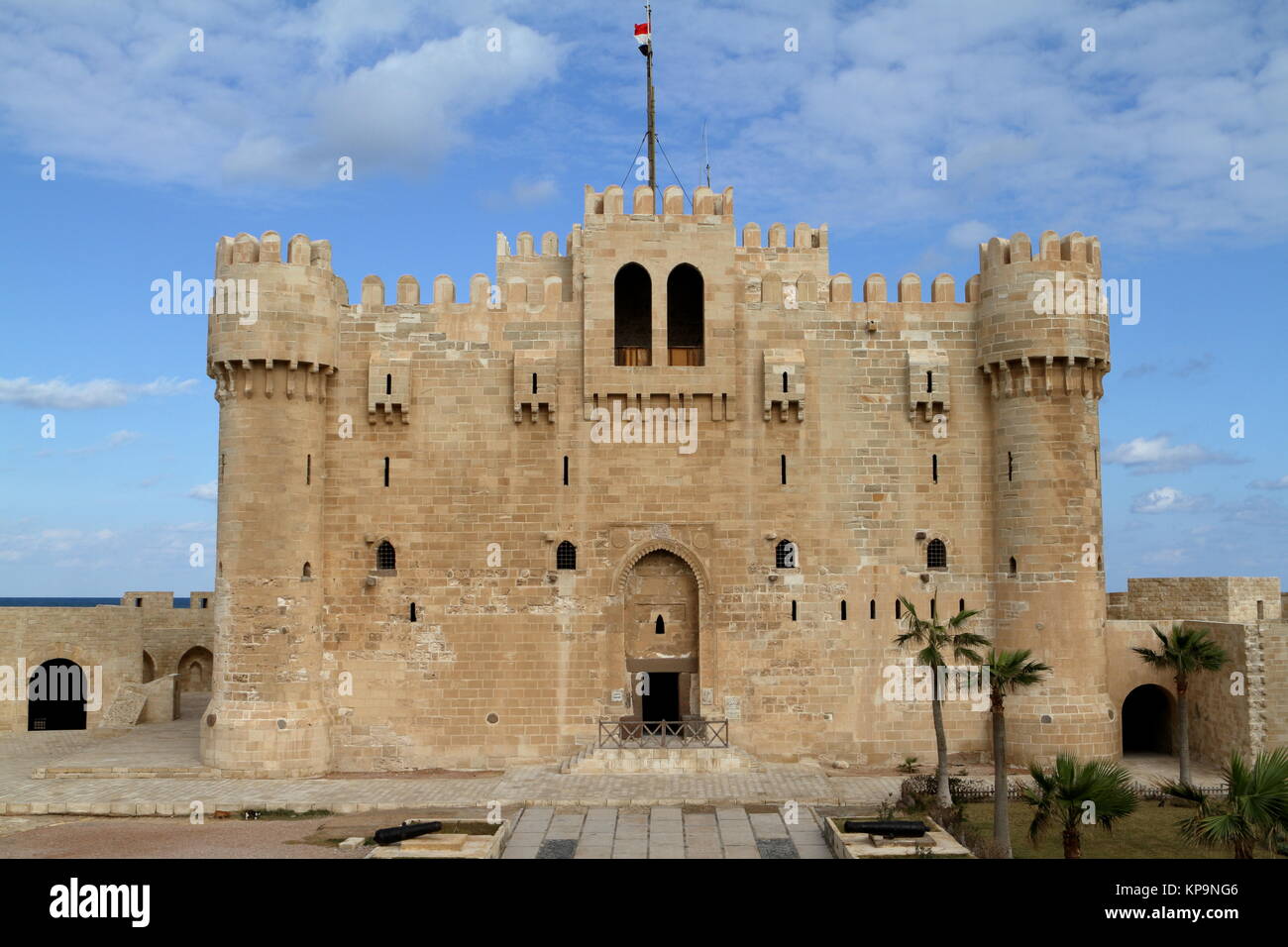 The Citadel of Alexandria in Egypt Stock Photo - Alamy