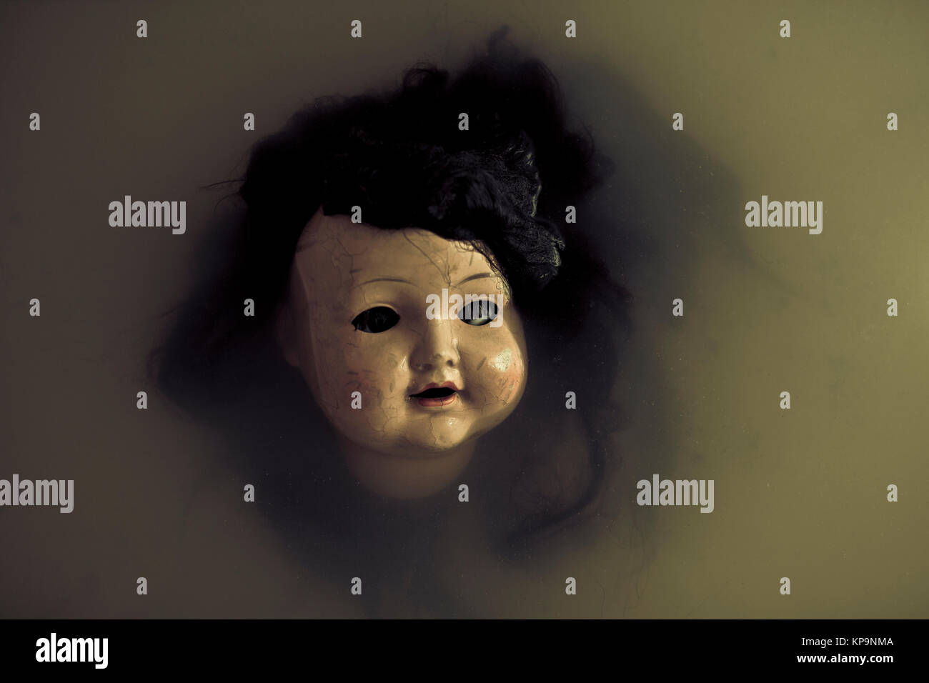 Creepy doll face Stock Photo - Alamy