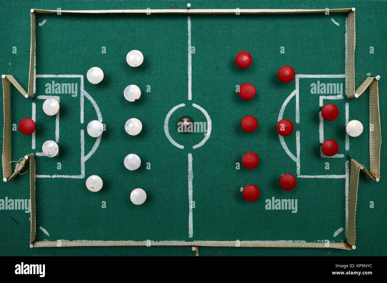 homemade football field Stock Photo - Alamy