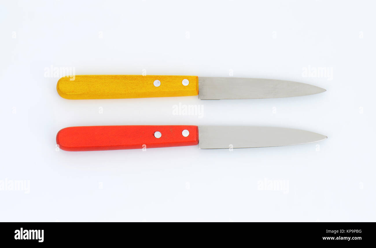 two kitchen knives Stock Photo - Alamy