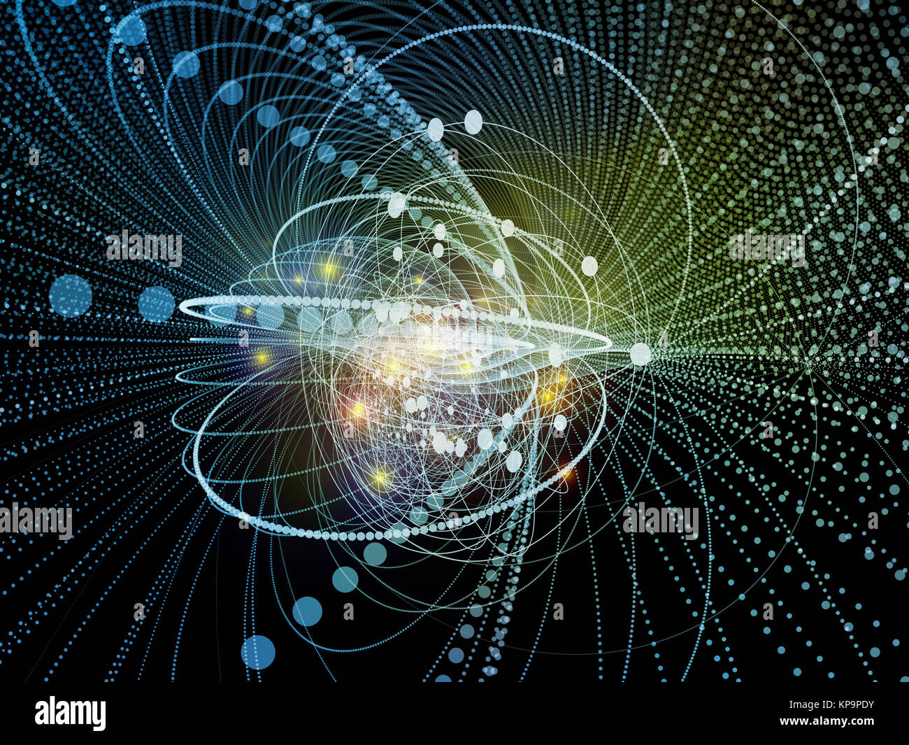 Digital Wave Particle Stock Photo - Alamy