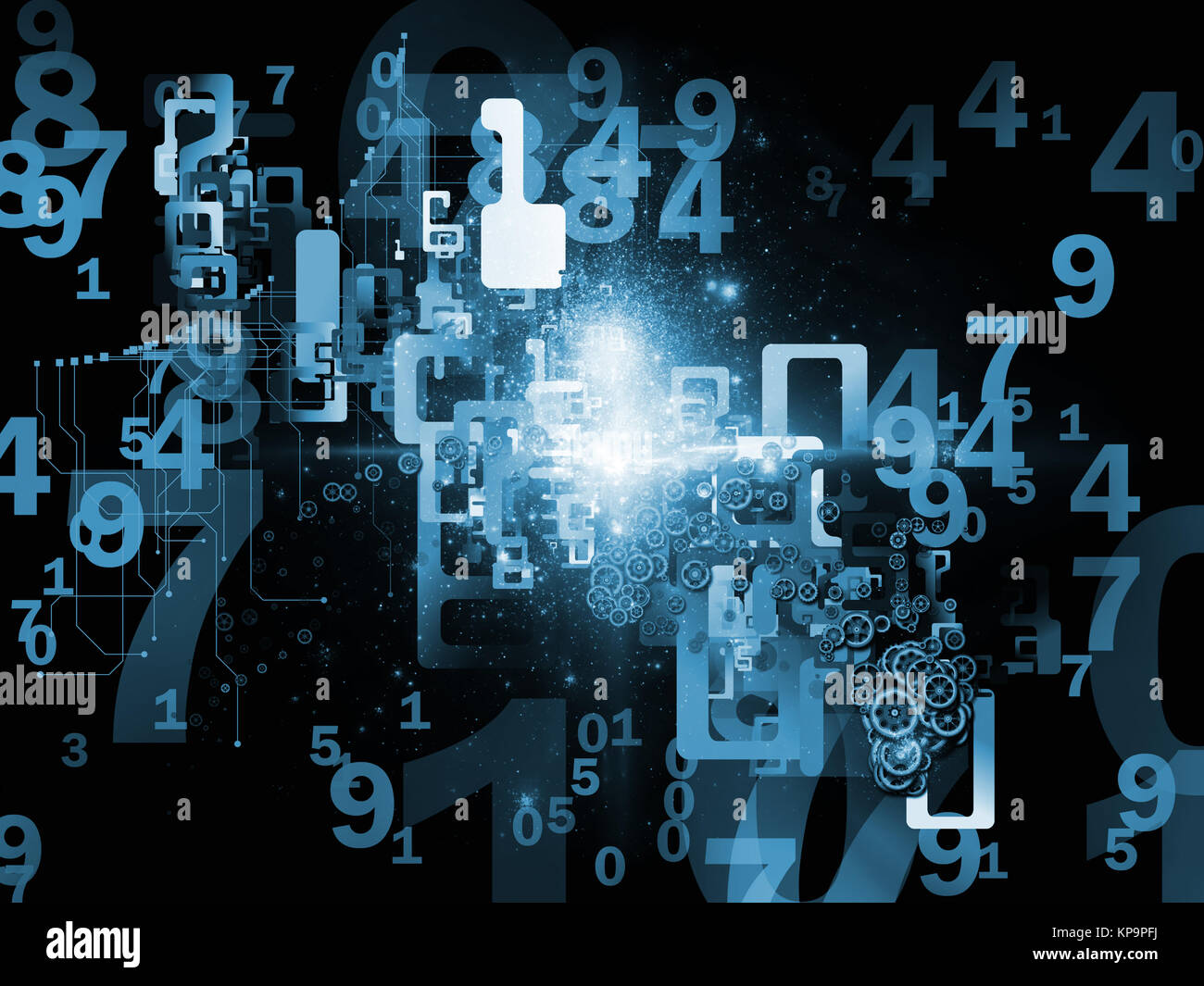 Processing Data Set Stock Photo - Alamy