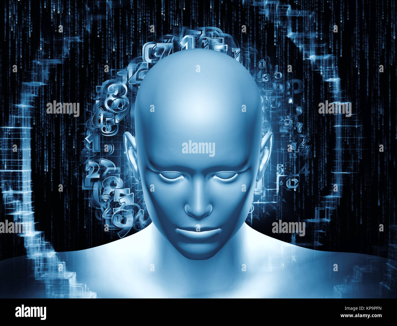 Propagation of Digital Thoughts Stock Photo - Alamy