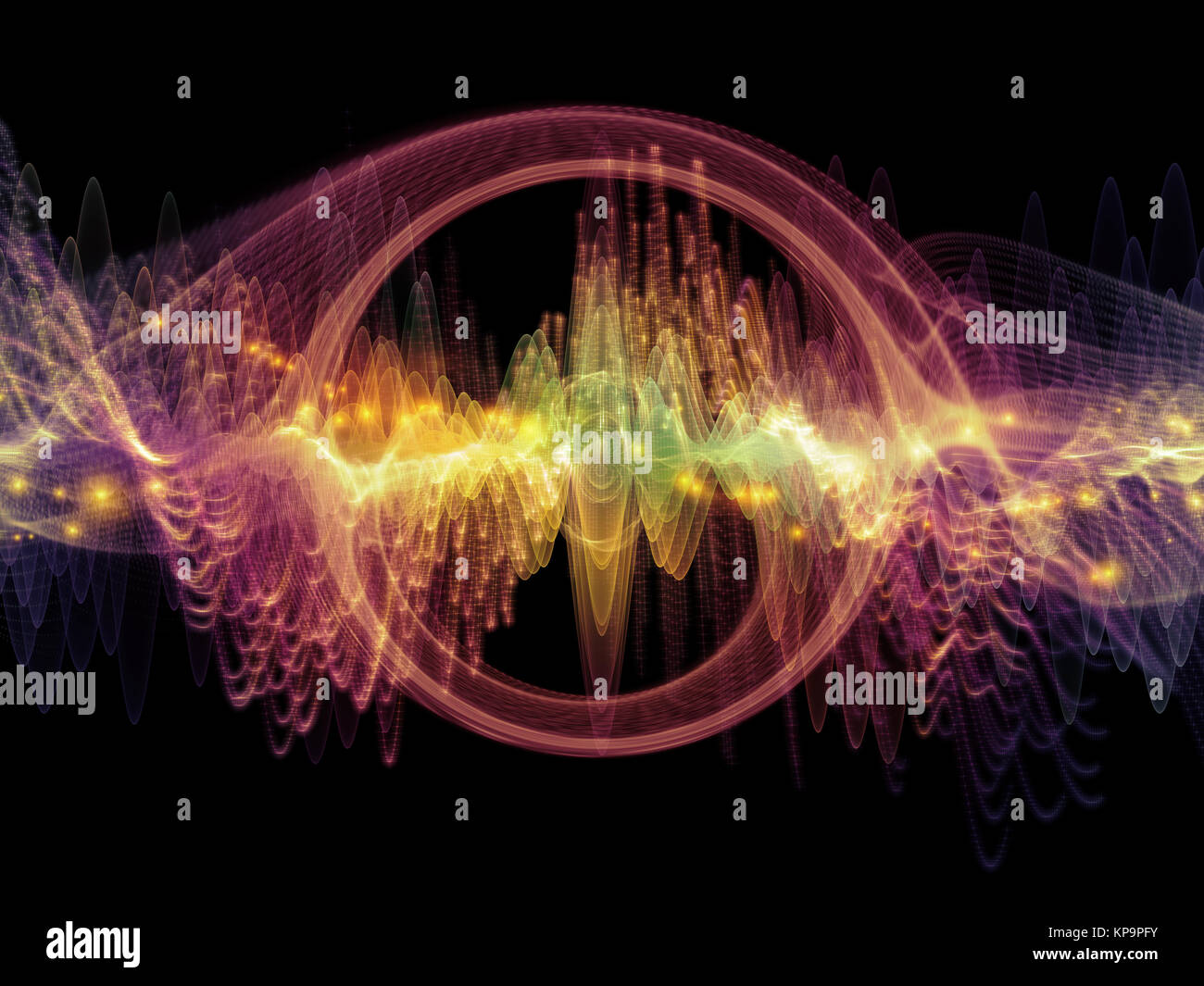 Conceptual Sound Wave Stock Photo - Alamy
