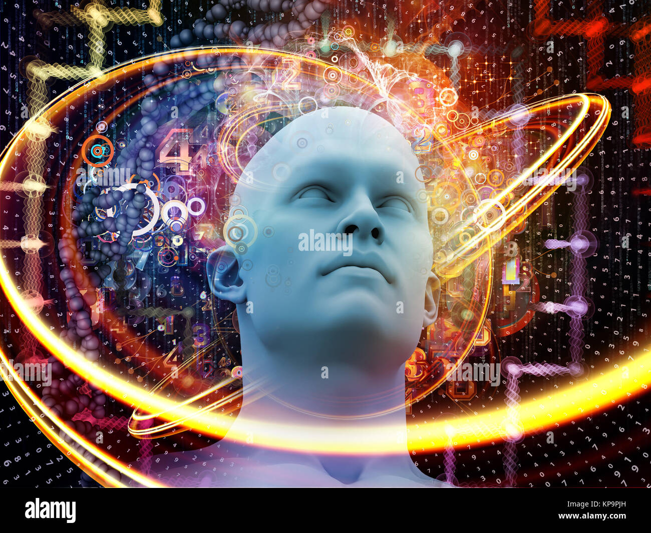 Perspectives of Digital Thoughts Stock Photo - Alamy