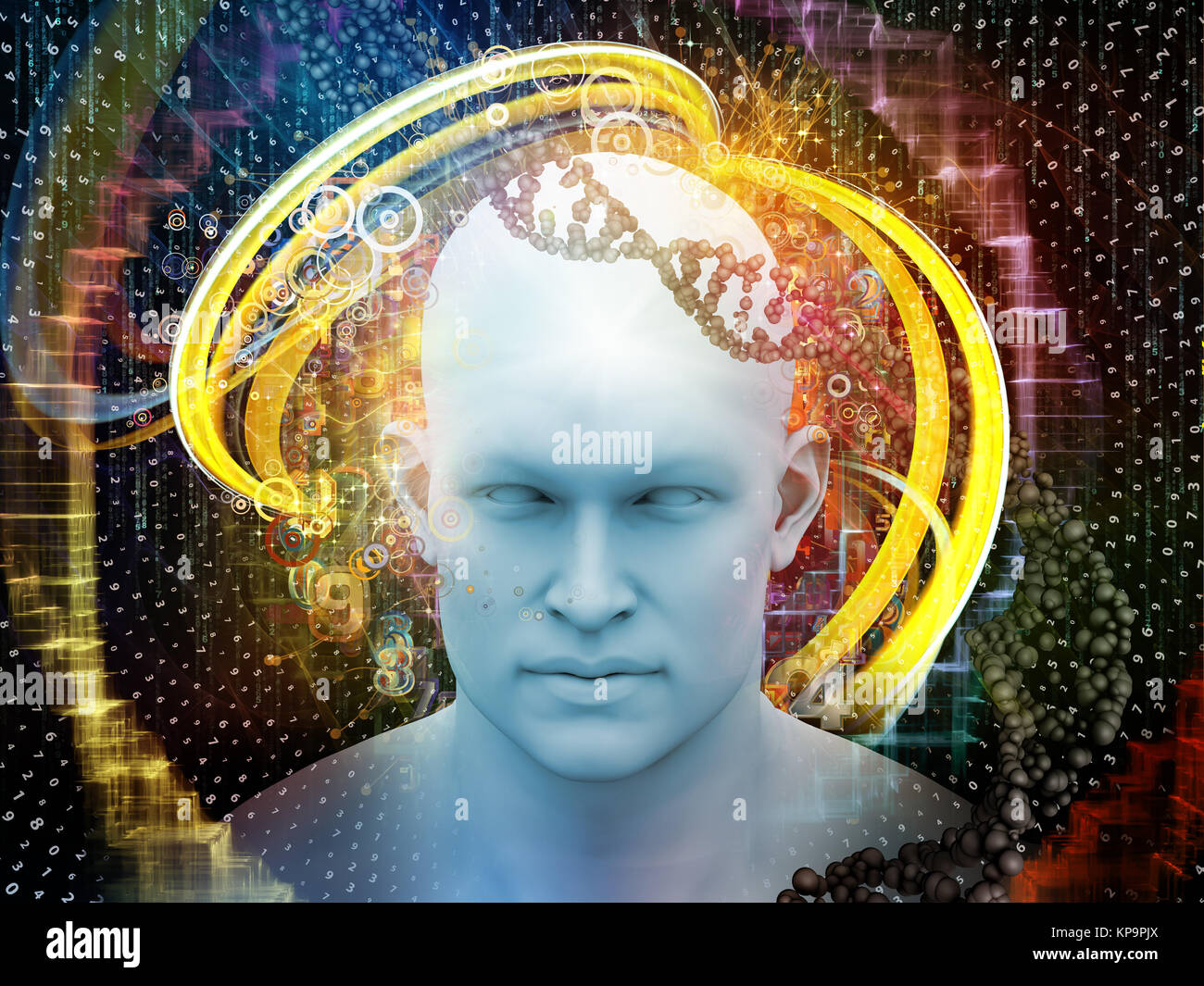 Propagation of Digital Thoughts Stock Photo - Alamy