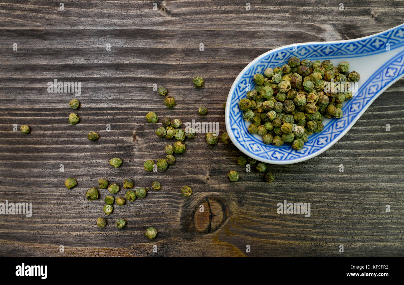 green pepper spoon Stock Photo - Alamy