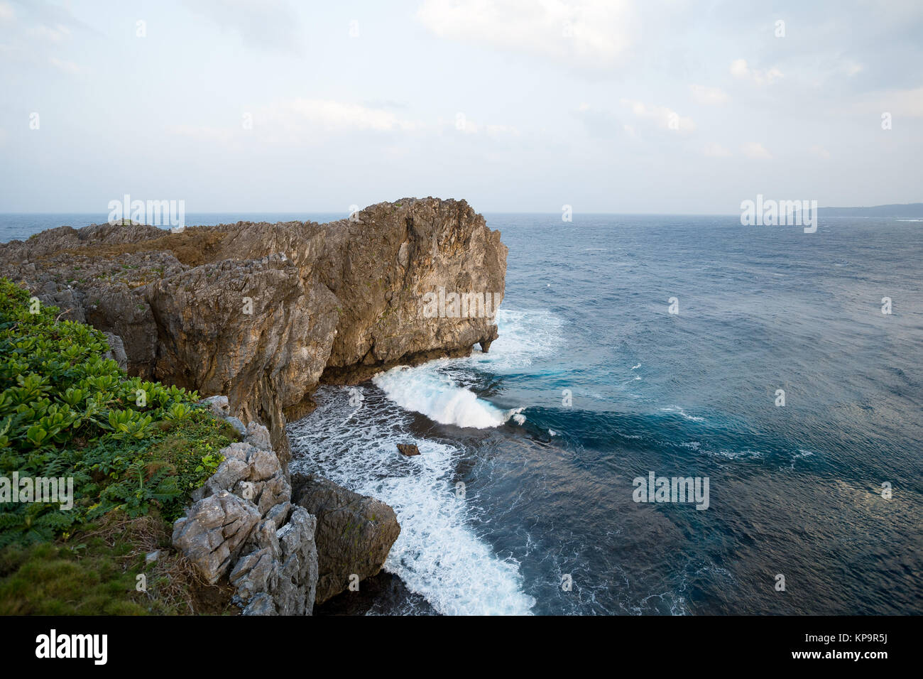 Rocky cliff landscape Stock Photo - Alamy