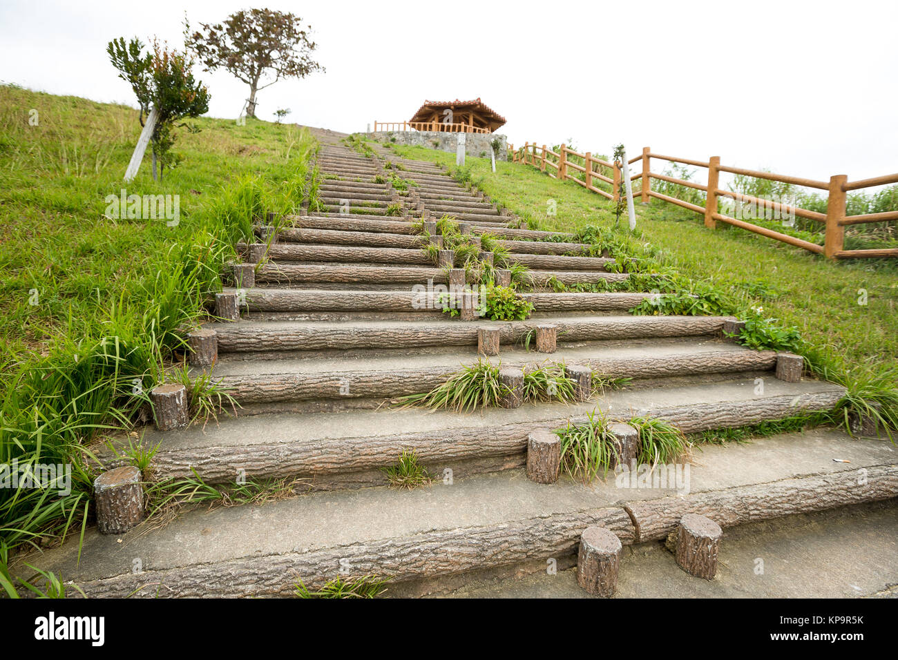 Stair in countryside Stock Photo - Alamy
