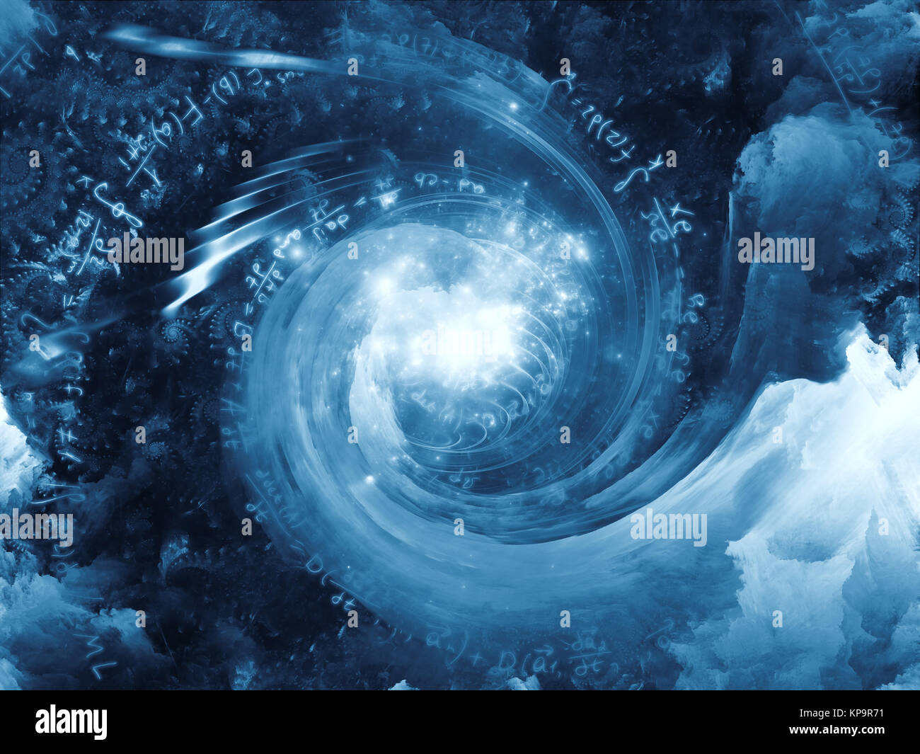 Acceleration of Math Vortex Stock Photo - Alamy