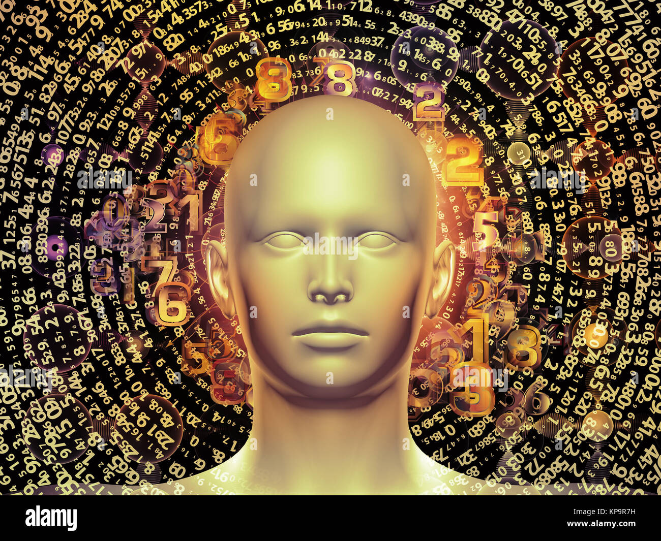 Propagation of Digital Thoughts Stock Photo - Alamy