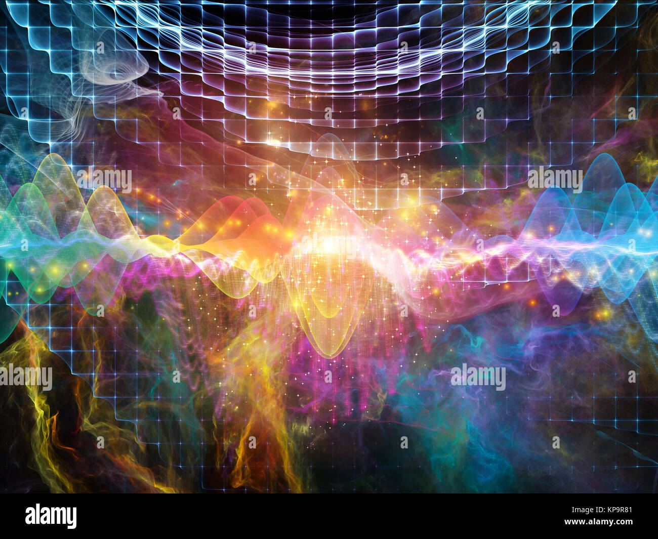 Processing Light Wave Stock Photo Alamy