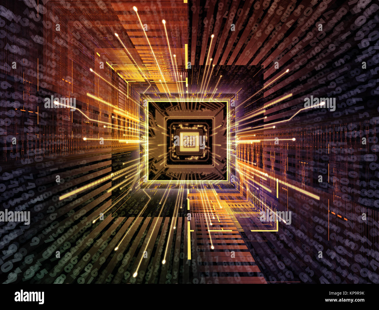 Inner Life of CPU Stock Photo - Alamy