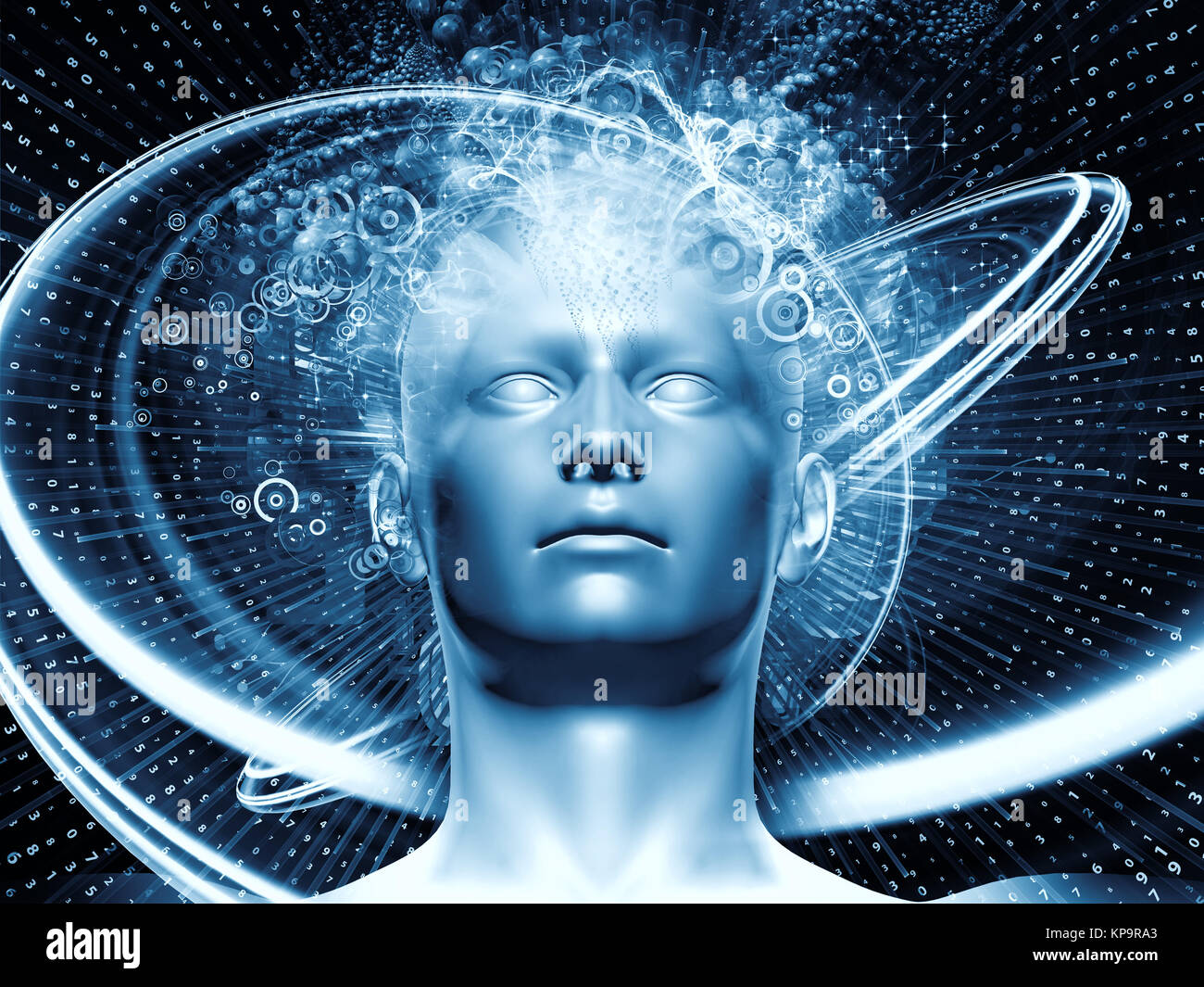 Source of Digital Thoughts Stock Photo - Alamy