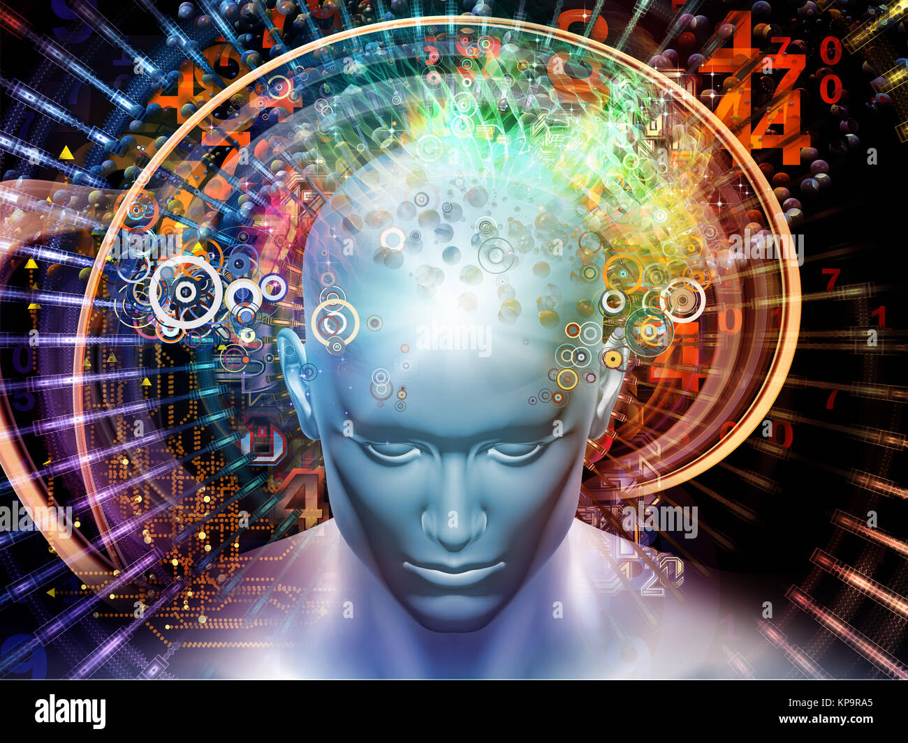 Processing Digital Thoughts Stock Photo - Alamy Processing Digital Thoughts Stock Photo - Alamy