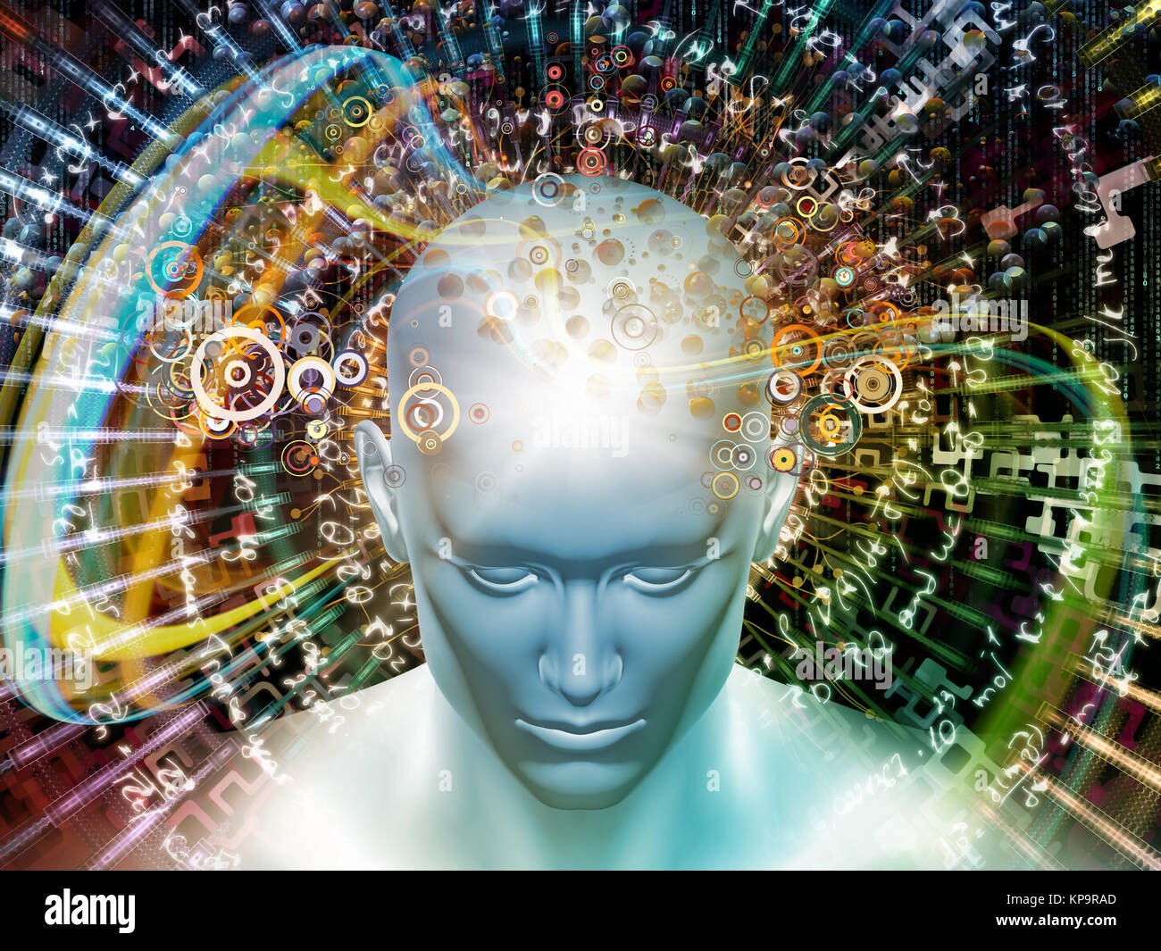Processing Math Mentality Stock Photo - Alamy