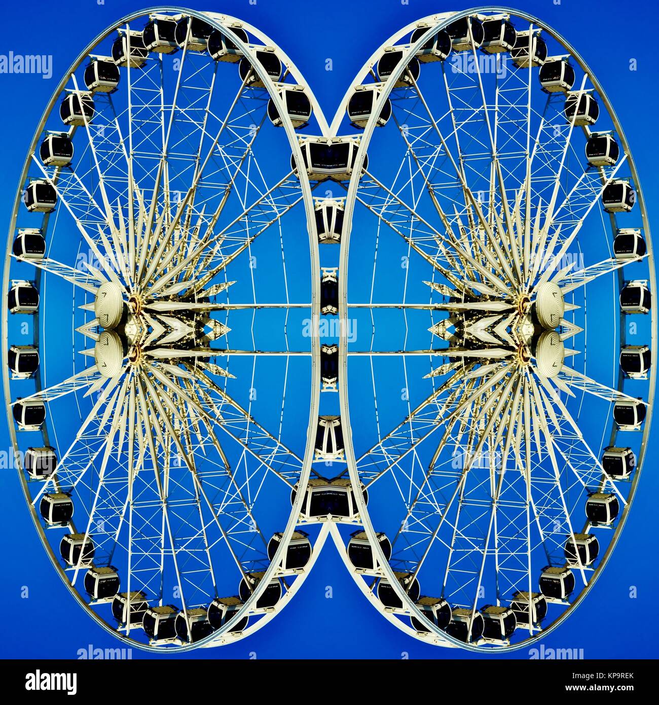 Abstract Ferris Wheel Stock Photo - Alamy