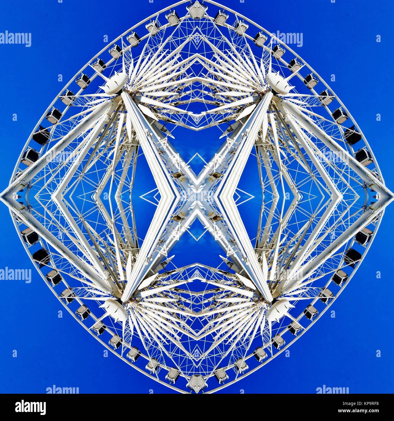 Abstract Ferris Wheel Stock Photo - Alamy