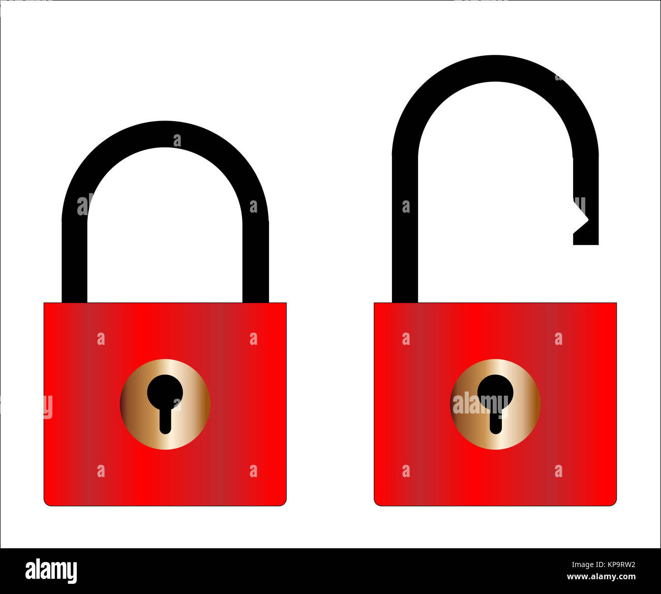 Transparent closed padlock icon hi-res stock photography and images - Alamy