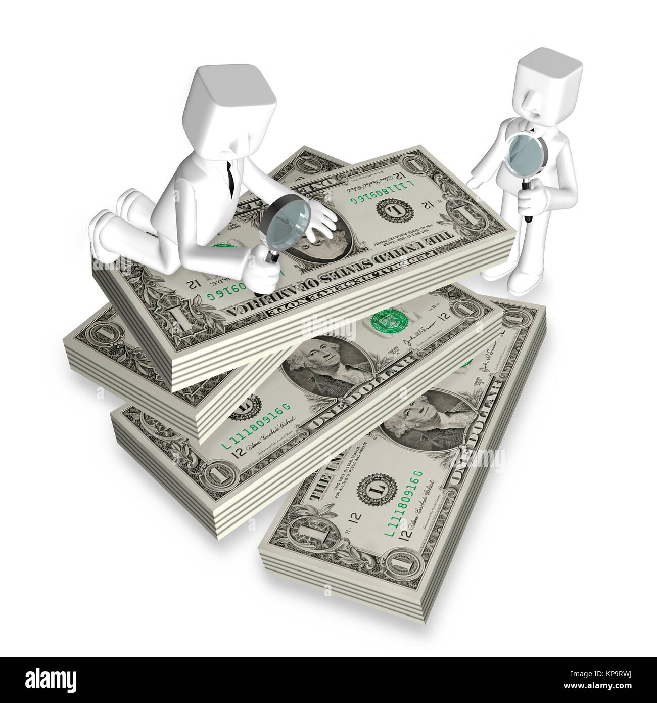 creative 3d business man dealing Stock Photo - Alamy