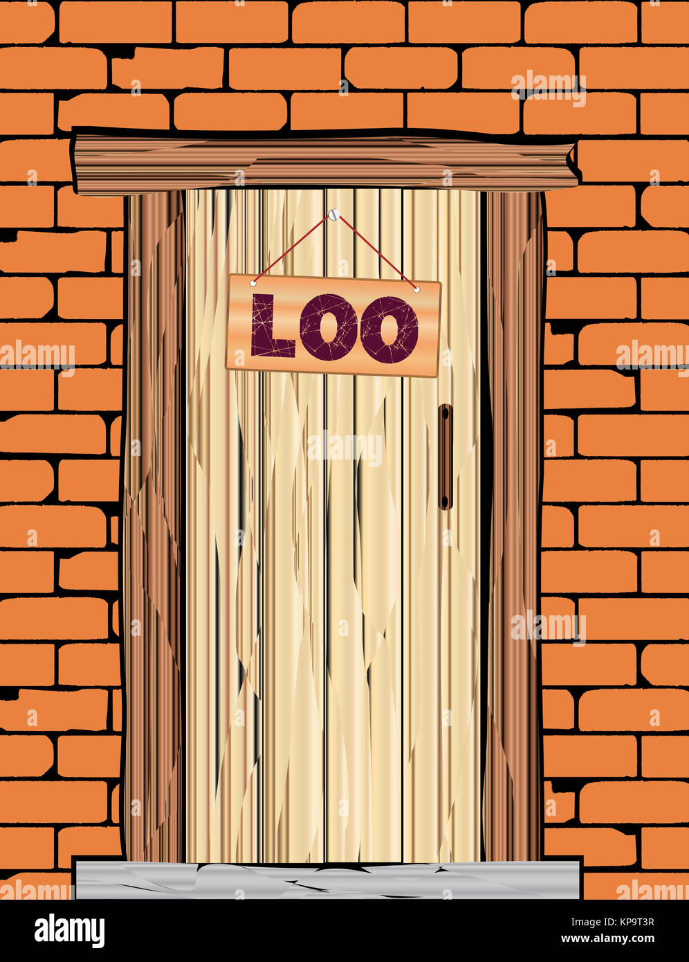 Outside Loo Door Stock Photo - Alamy