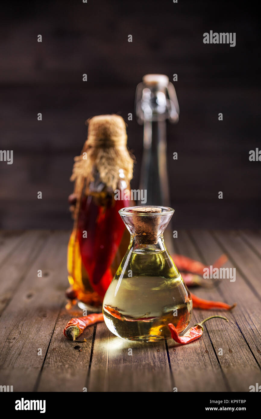 Assortment of spicy oils Stock Photo - Alamy