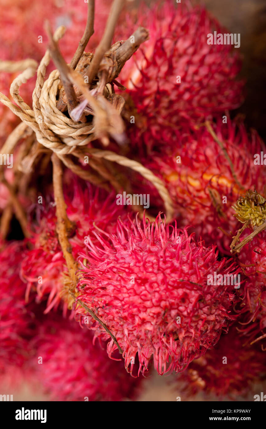 fresh rambutan fruits Stock Photo - Alamy