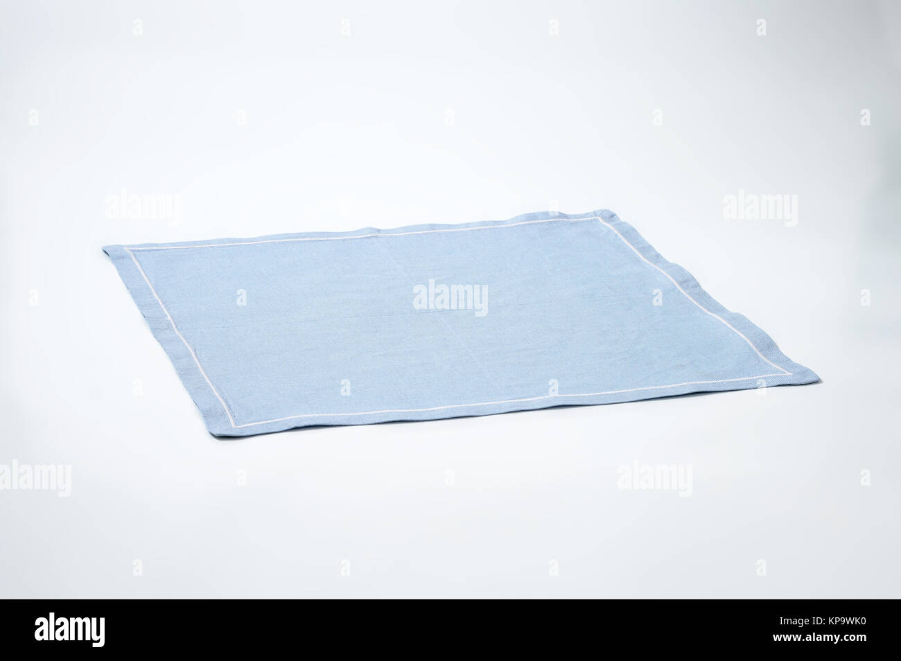 blue cloth napkin Stock Photo - Alamy