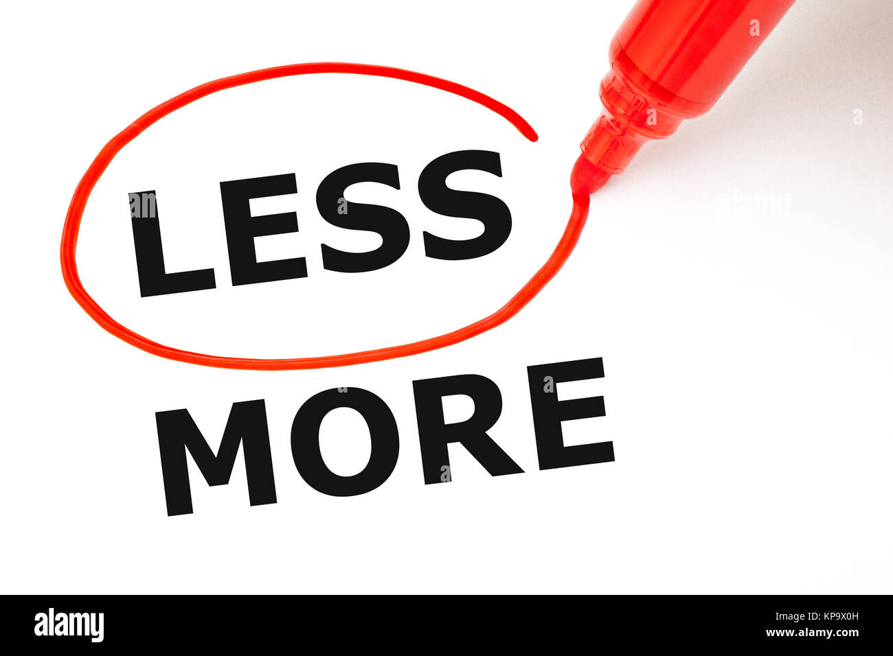 Less Is More Stock Photos & Less Is More Stock Images - Alamy