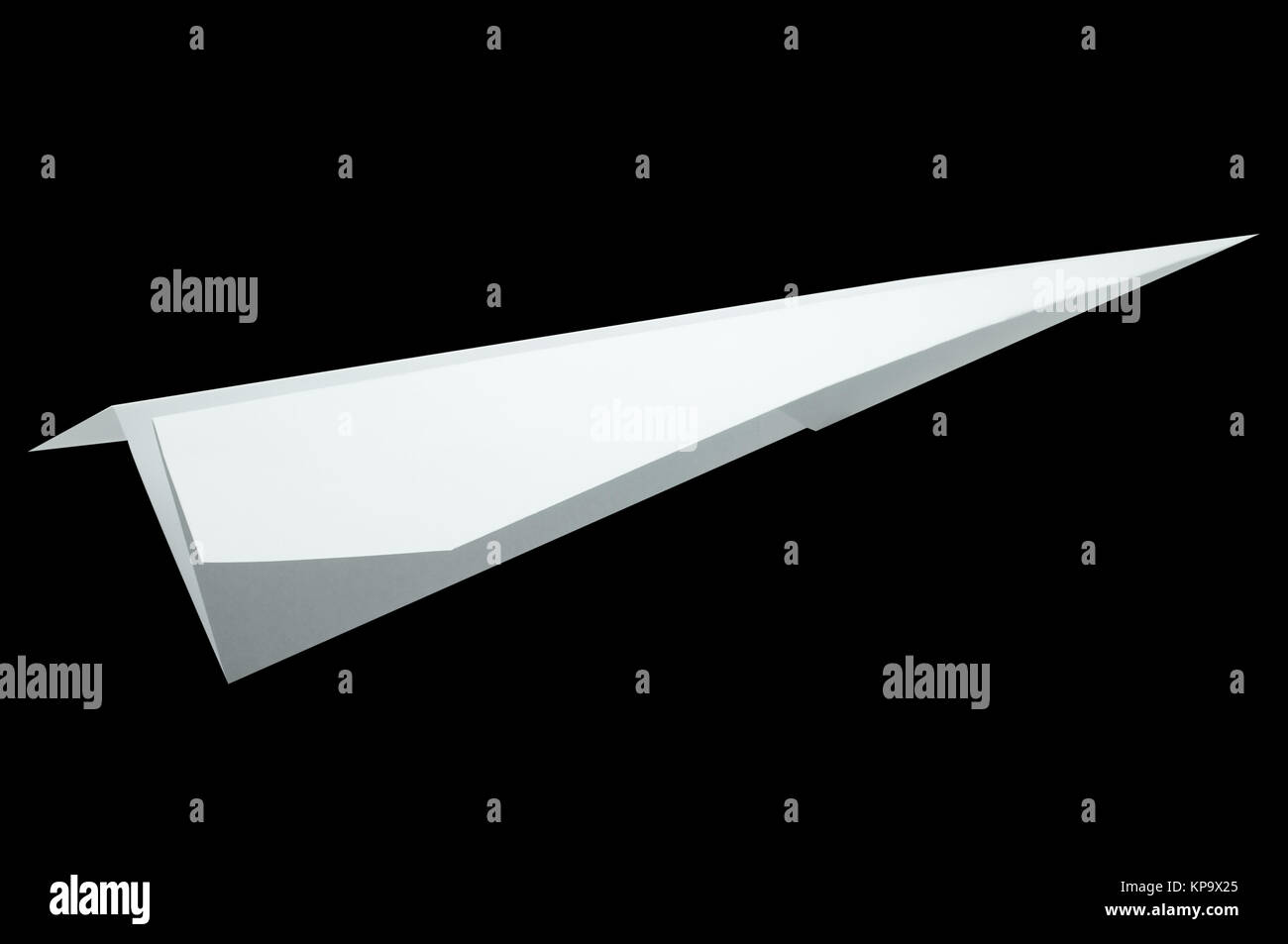 Airplane origami, folding paper in airplane shape, white color Stock ...