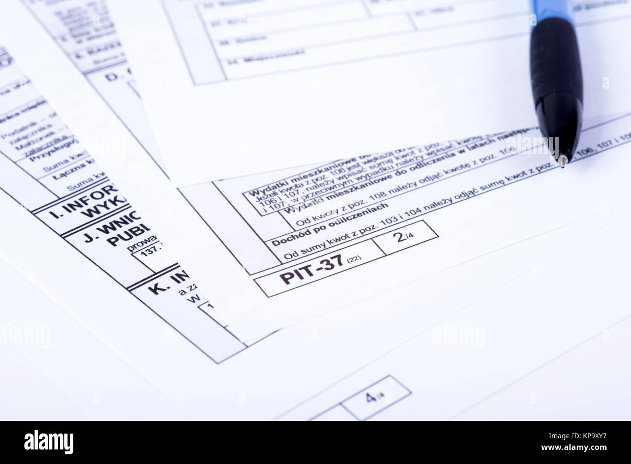 tax declaration pit Stock Photo - Alamy