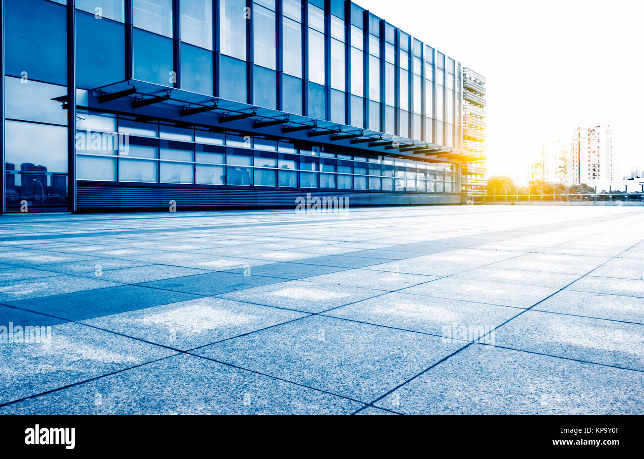 empty square of modern architecture in Shanghai,China Stock Photo - Alamy
