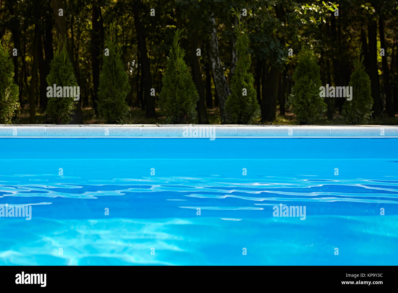 The view from the pool Stock Photo - Alamy