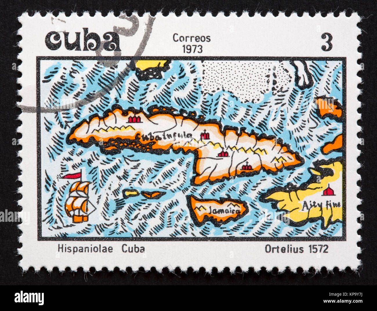 Cuban postage stamp Stock Photo - Alamy