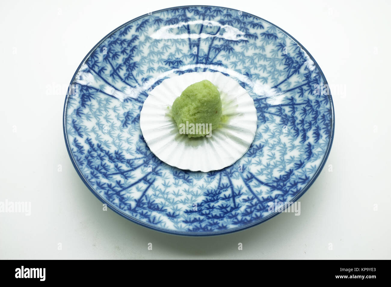 Wasabi on dish Stock Photo - Alamy