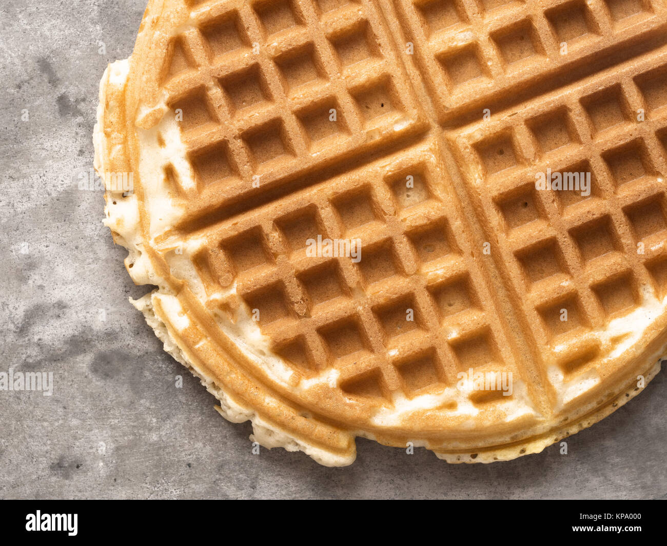 rustic plain waffle Stock Photo - Alamy