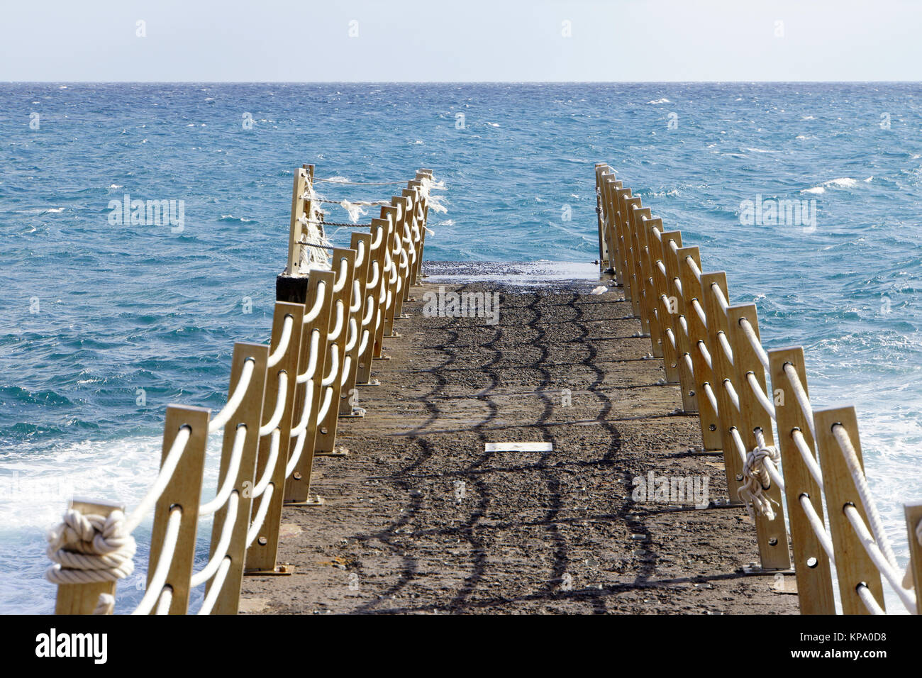 jetty on the sea Stock Photo - Alamy