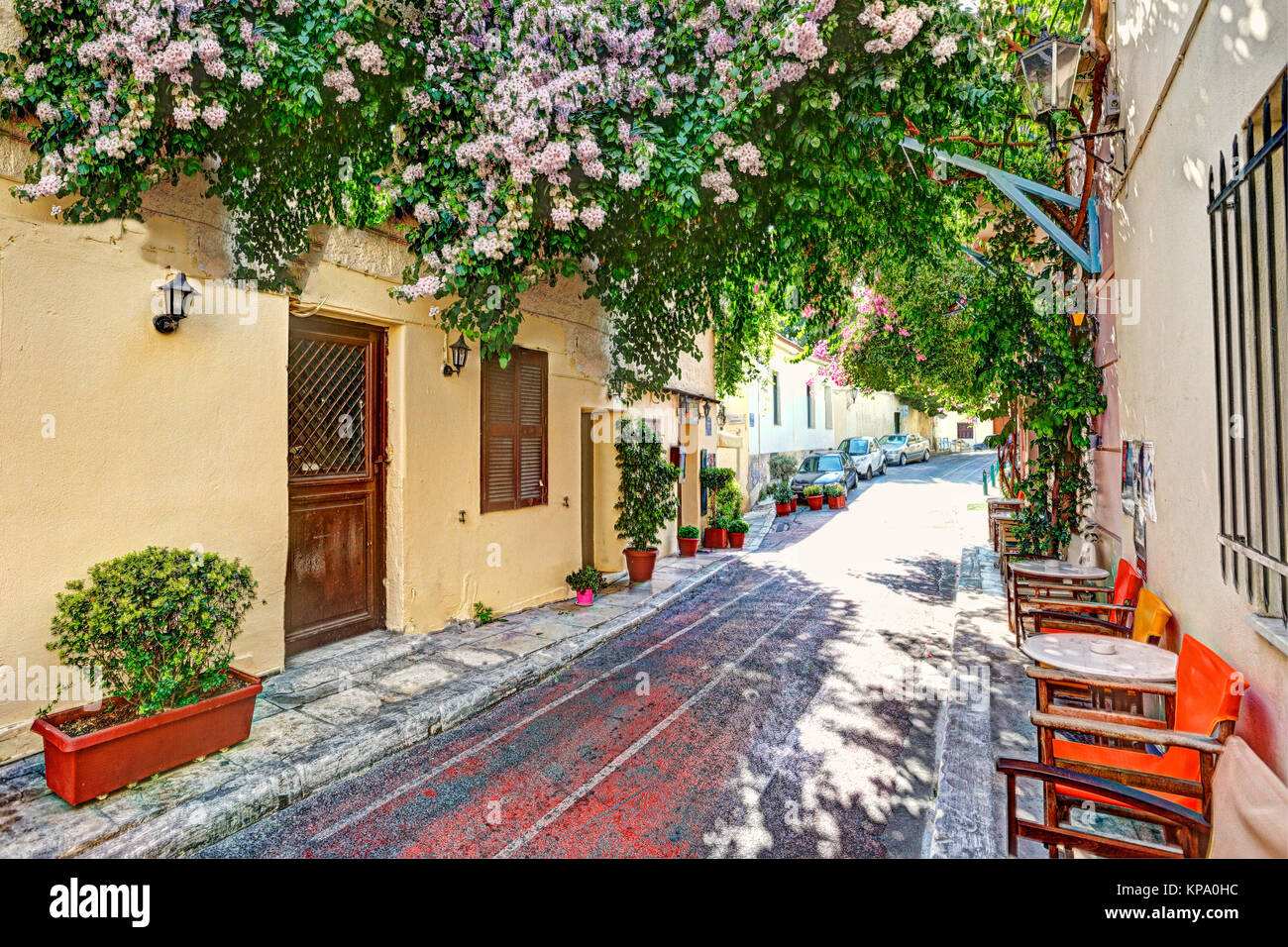 Athens plaka restaurant hi-res stock photography and images - Alamy