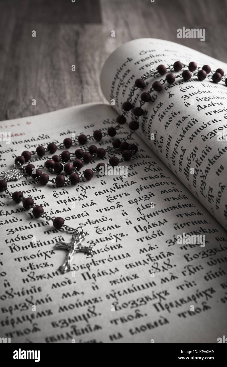 Old church slavonic hi-res stock photography and images - Alamy