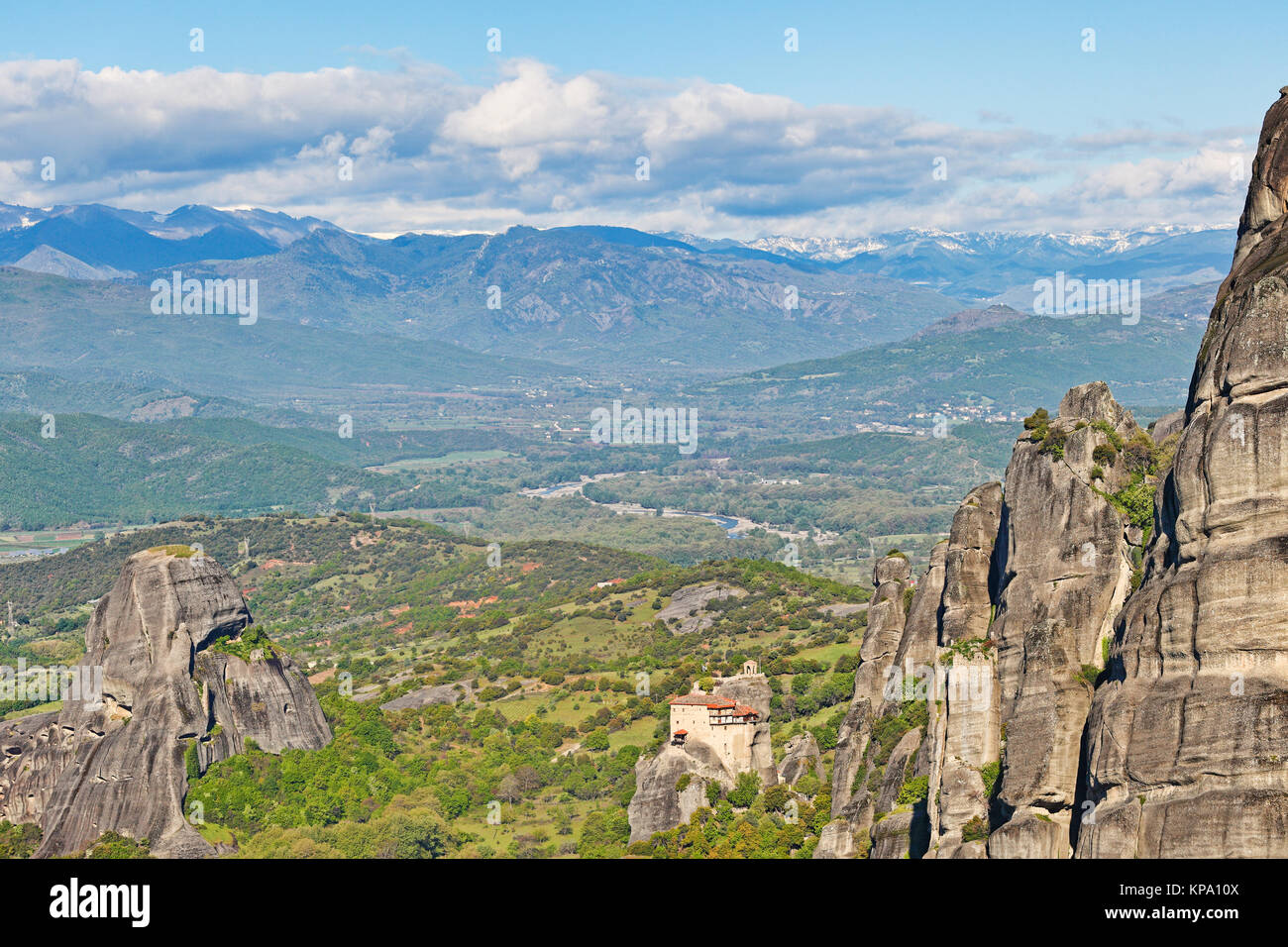 St Nicholas Anapafsas Monastery in the Meteora Monastery complex in ...