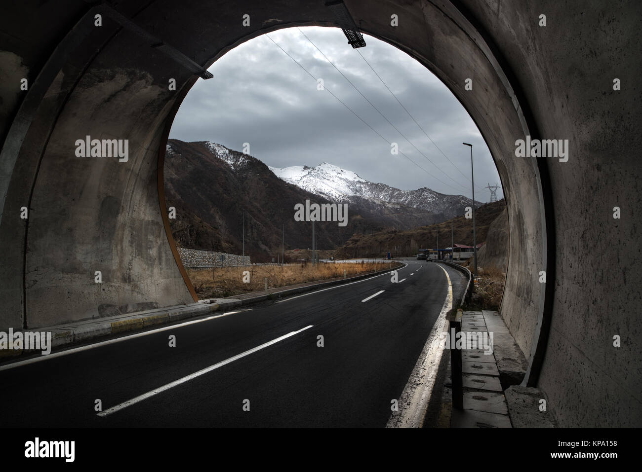 tunnel road and tunnel entry Stock Photo - Alamy