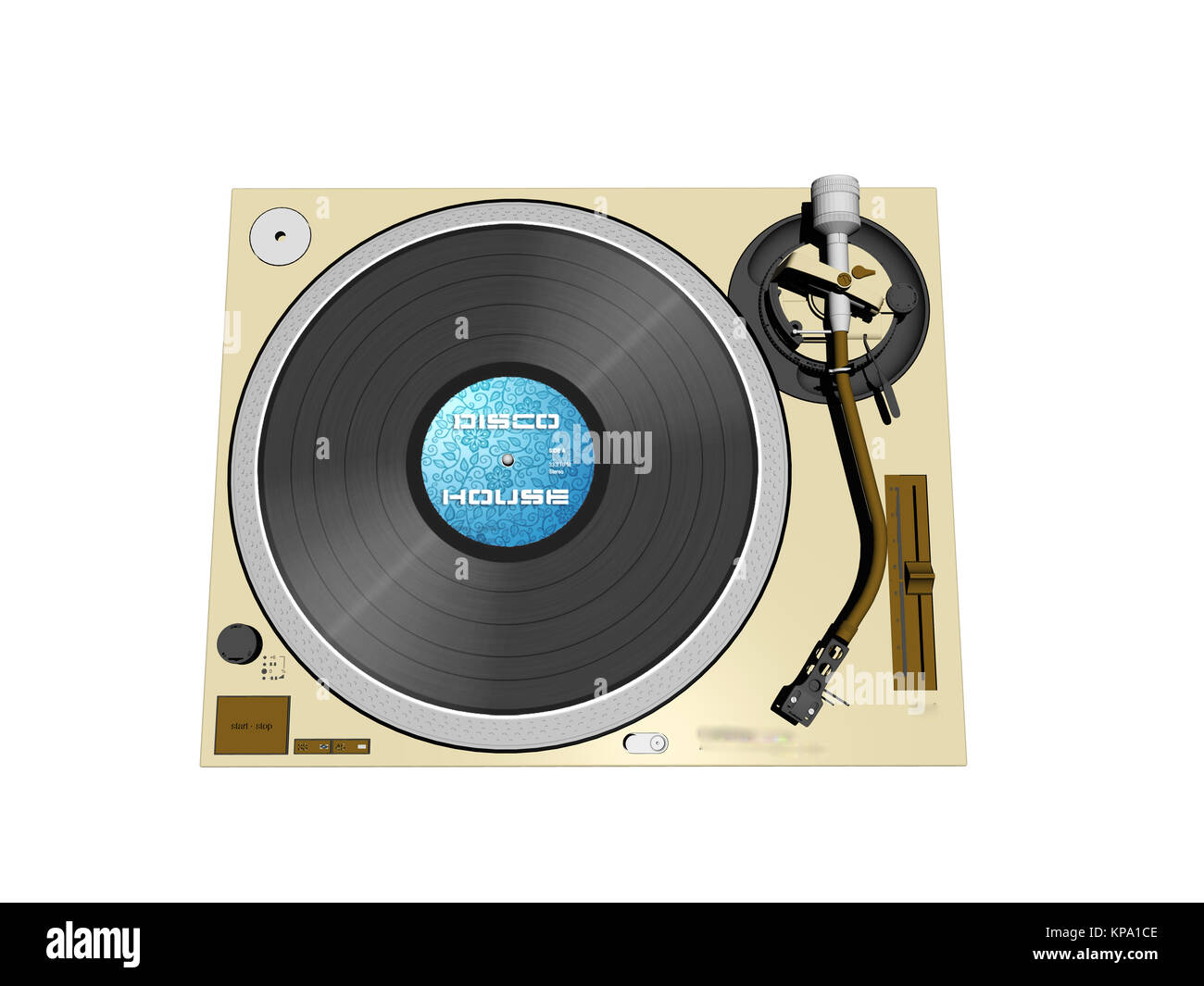 Hifi turntable Cut Out Stock Images & Pictures - Alamy