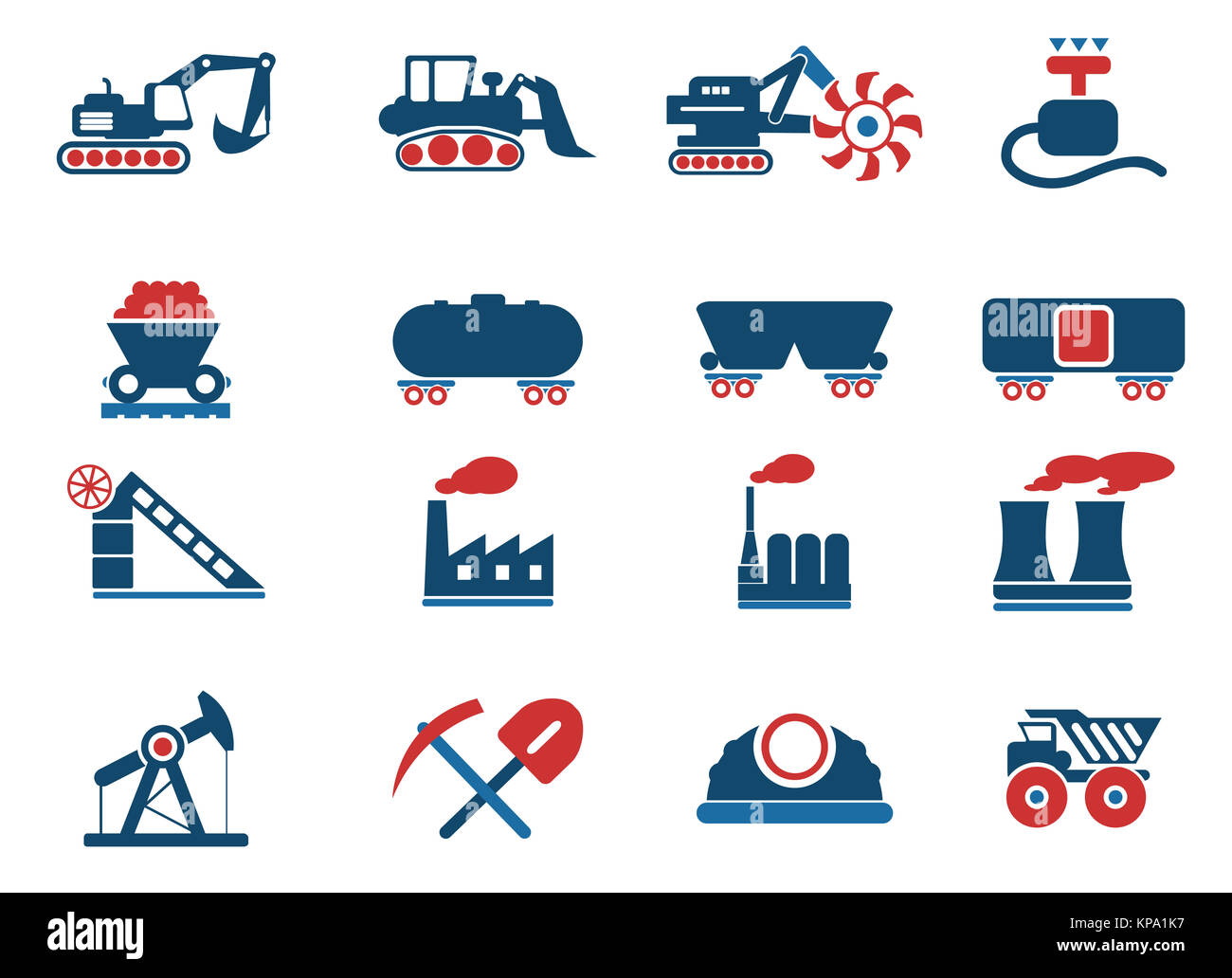 Factory and Industry Symbols Stock Photo - Alamy