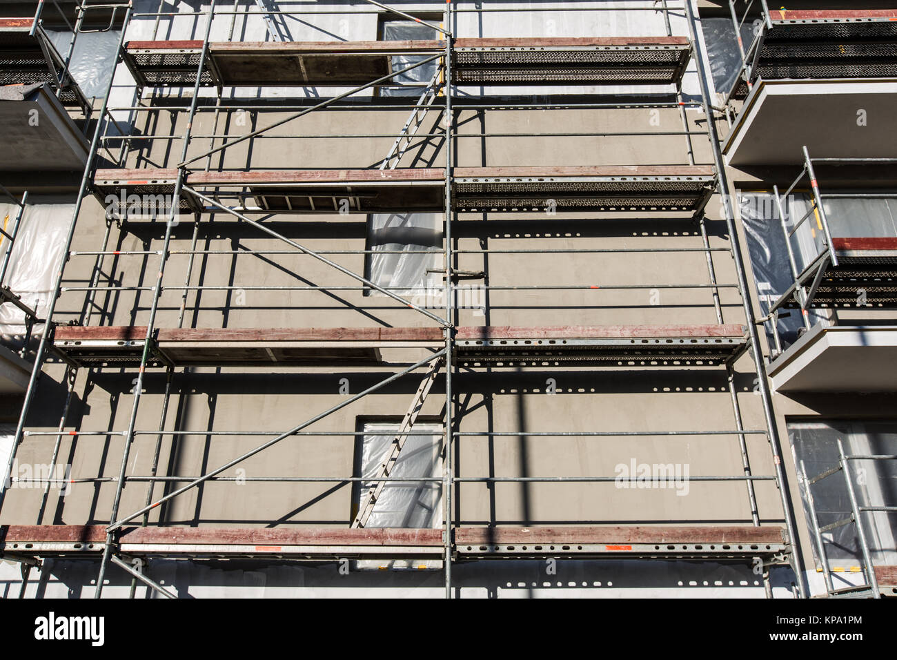 Residential building construction site Stock Photo - Alamy