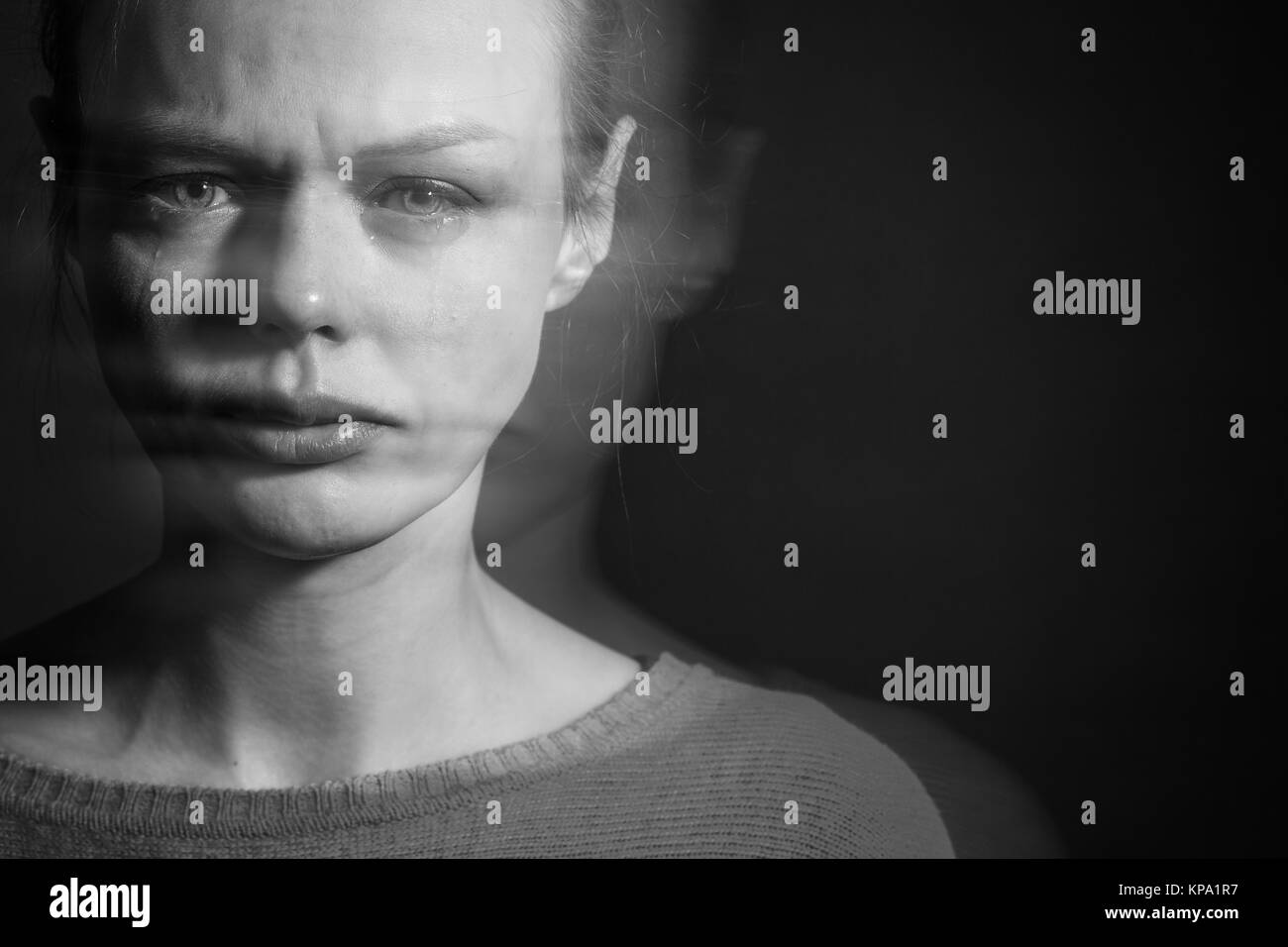 Human emotion breakdown Black and White Stock Photos & Images - Alamy