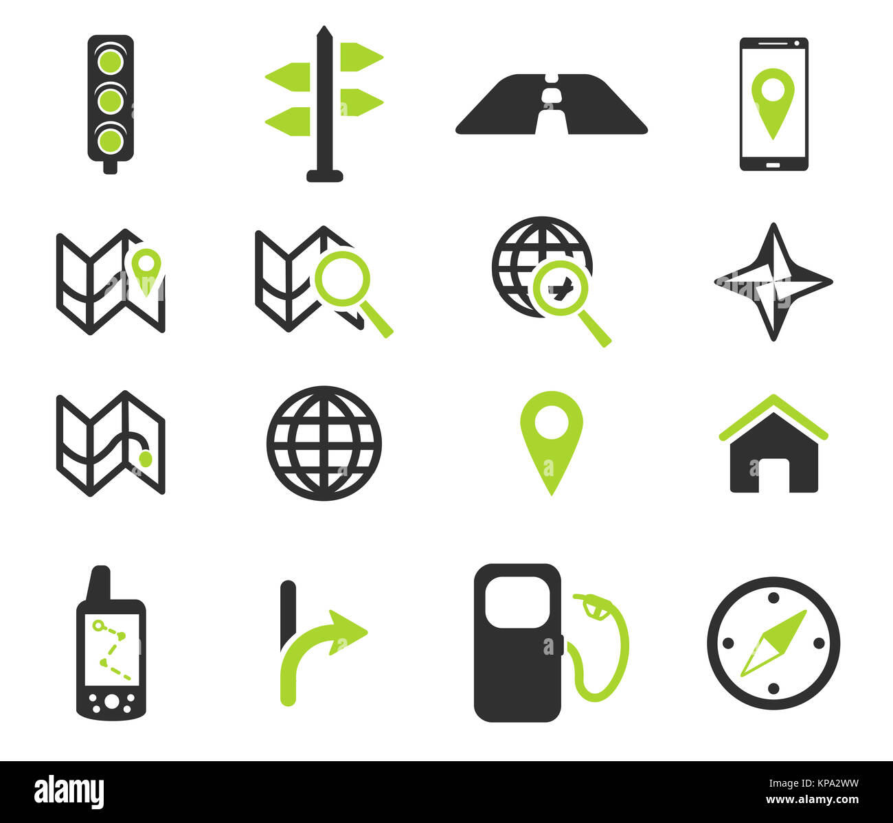 Navigation simply icons Stock Photo - Alamy
