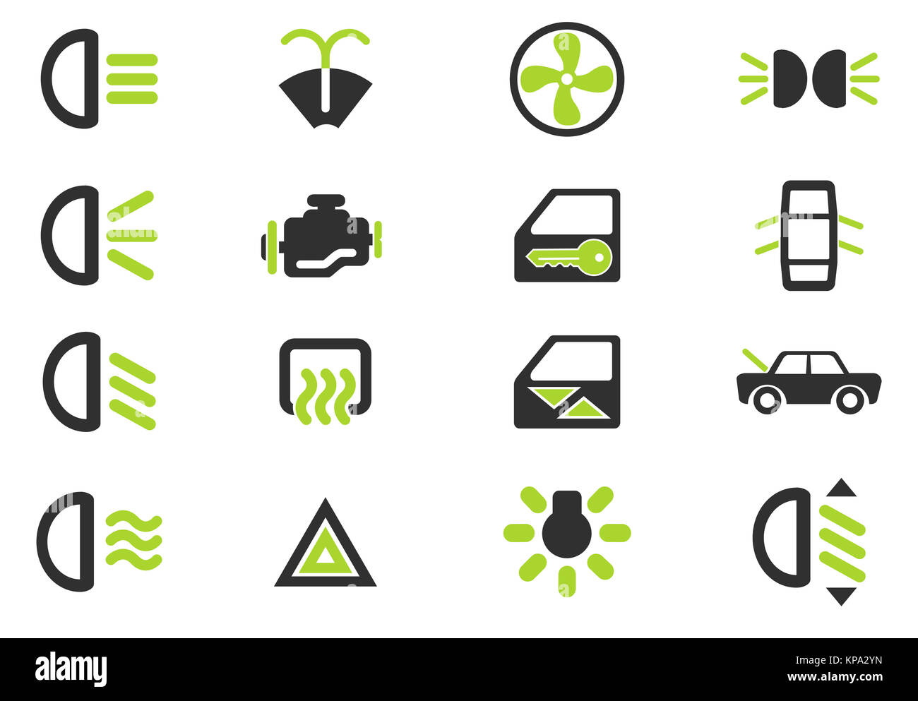 Car interface sign Stock Photo - Alamy